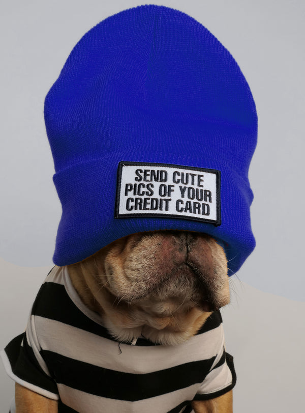 Send Cute Pics of Your Credit Card Beanie - Club Huey